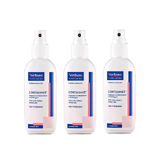 Combo 3 unidades Cortavance Spray Anti-Inflamatório Virbac - 76 mL ...