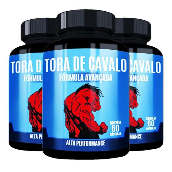 Combo 3x Tora de Cavalo Maca Peruana Vitamina B6 Alta Performance 60 ...