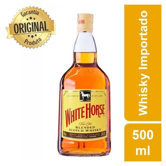Combo 4 Unidades Whisky White Horse Cavalo Branco 500 Ml - Whisky - Magazine Luiza