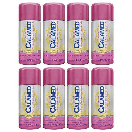 combo 8 calamed pós-sol uso após praia piscina exposição solar com ...