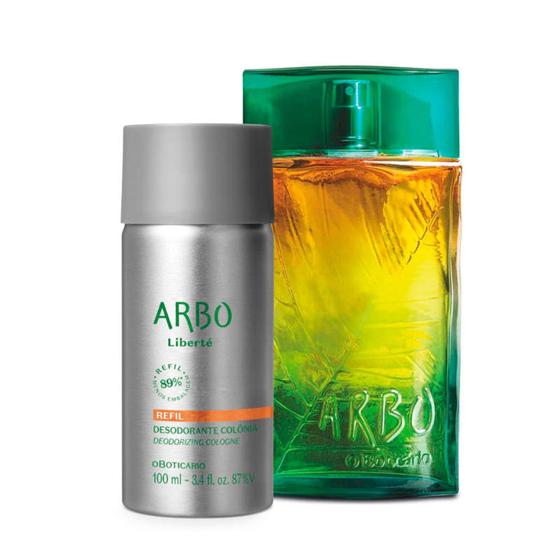 Combo Arbo Liberté: Desodorante Colônia 100ml + Refil 100ml - Kit para ...