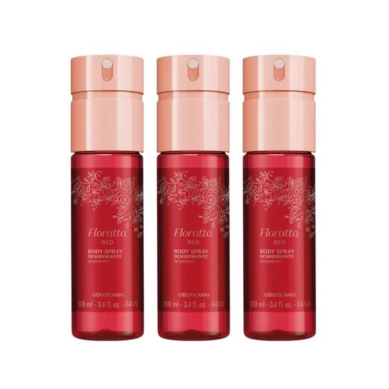 Combo Body Spray Floratta (3 unidades) - Corpo e banho - Body Splash e ...