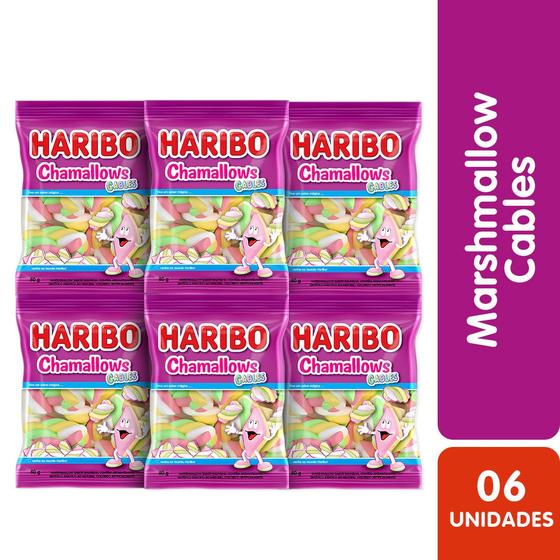 Combo chamallows cables haribo 80g 6 unidades - Marshmallow - Magazine ...