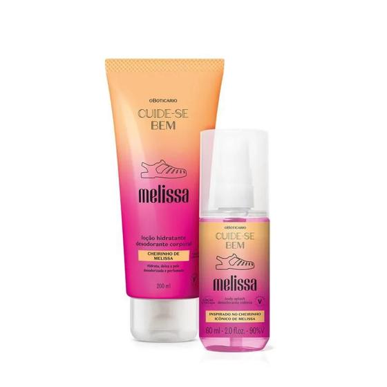 Combo Cuide-se Bem Melissa: Body Splash + Loção Corporal - OBOTICARIO ...