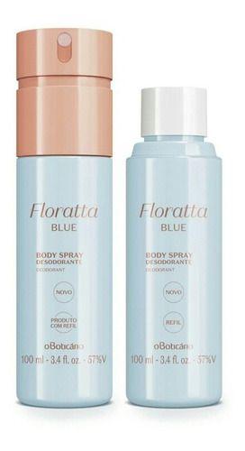 Combo Floratta Blue Body Spray, 100ml + Refil - O Boticário - Cuidados ...