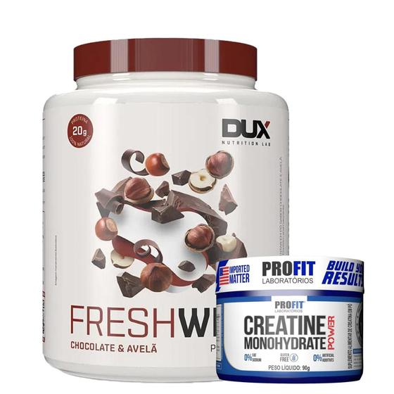Combo Fresh Whey Isolado Concentrado Chocolate Belga e Avela 450g ...