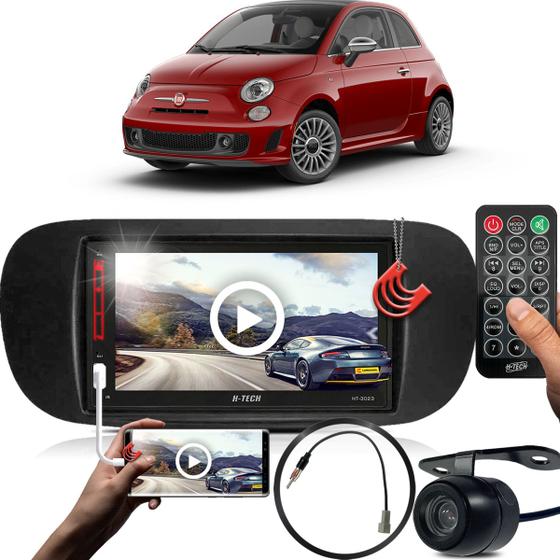 Combo Kit Central Multimidia MP5 + Camera de ré + Chicote + Moldura ...