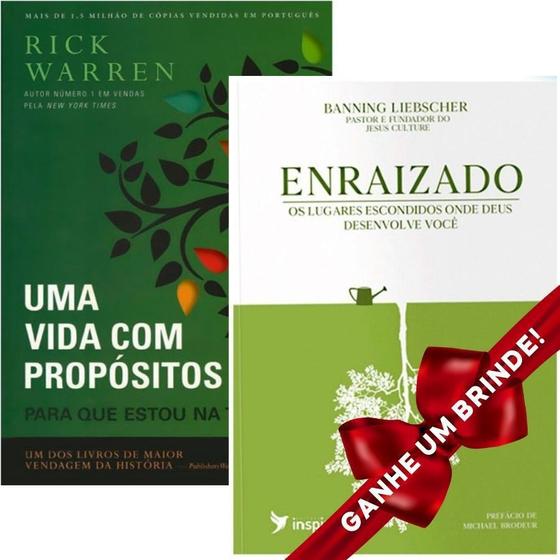 Combo Livro Enraizado Banning Liebscher Edição Especial + Livro Uma ...