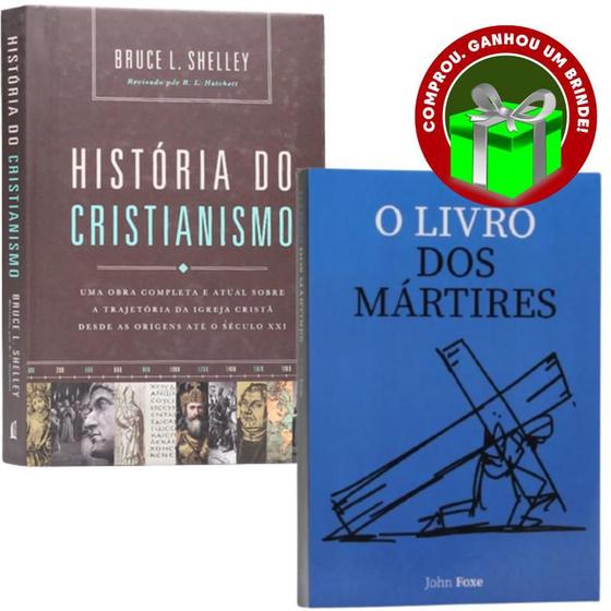Combo Livro História Do Cristianismo Bruce L Shelley Capa Dura O