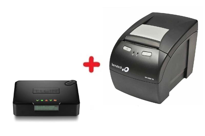 Combo Sat Fiscal Elgin Bematech Smart e Impressora MP-4200 TH Usb ...