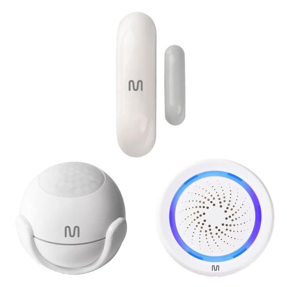 Combo Segurança - Sensor Magnético com Sensor de Presença e Sirene de ...