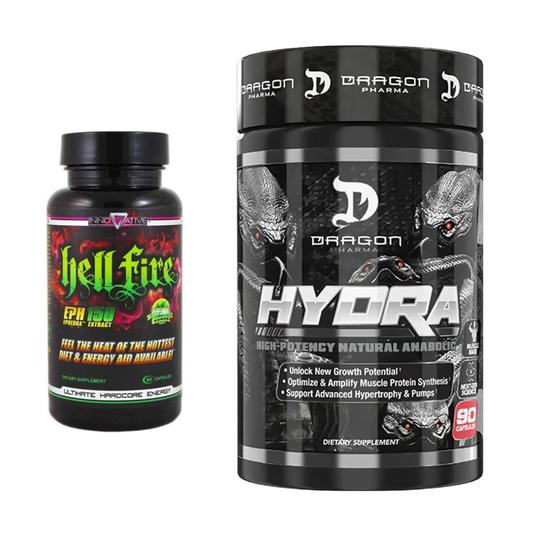 Combo Suplemento Termogênico Hell Fire (90Caps) + PH Hydra Dragon ...