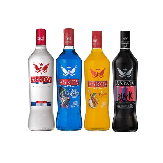 Combo vodka 900ml - ASKOV - Vodka - Magazine Luiza