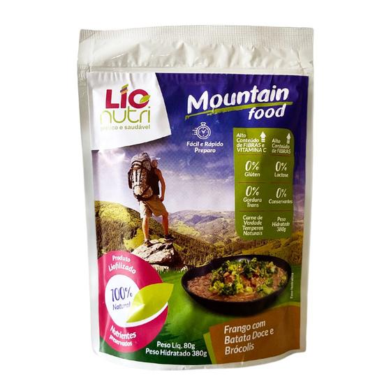 Comida Liofilizada Frango com batata doce e brócolis Mountain Food ...