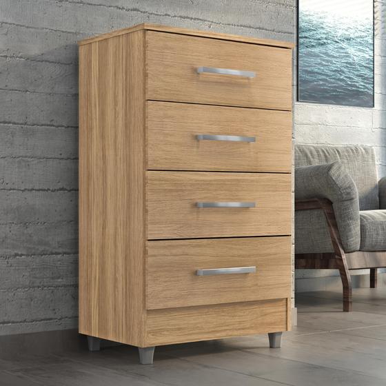 Cômoda 4 gavetas Flávia - Quarta Divisão - Cômoda - Magazine Luiza