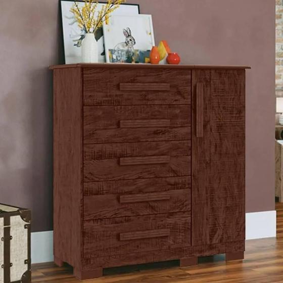 Cômoda Adele Pinhão C/Espelho Embutido - Fênix - Fenix - Cômoda - Magazine Luiza