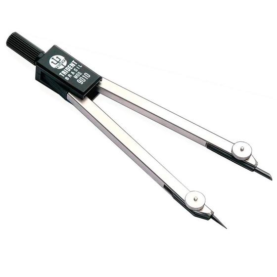 Compasso Técnico Trident Compacto Precisão Grafite Ponta Seca 9010 ...