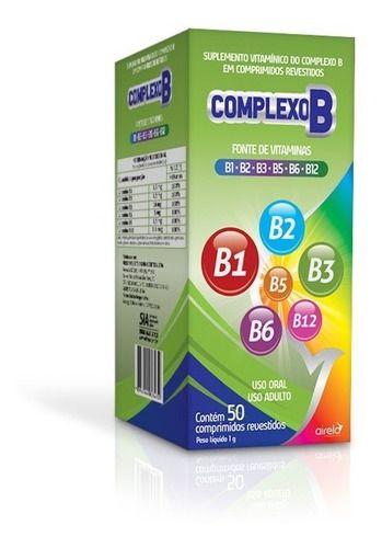 Complexo B Suplemento Vitamínico Com 50 Comp Airela - Complexo B - Magazine Luiza