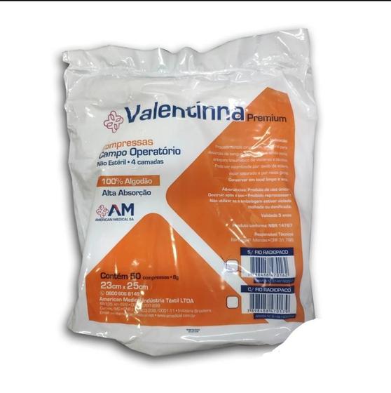 Compressa Cirúrgica Campo Operatorio 23X25 C/50 America - American ...