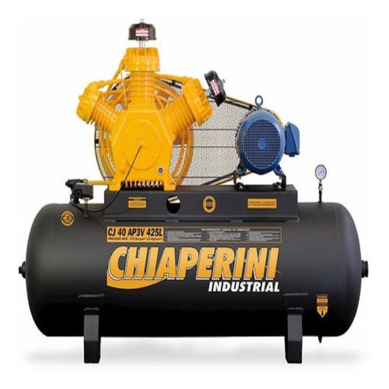 Compressor 40 pcm 425 litros tr cj40+ ap3v 425l - chiaperini ...