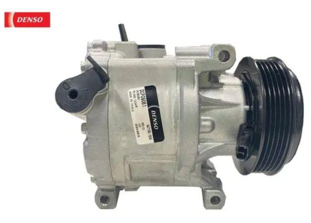 Compressor AR Condicionado Denso Fiat Idea Palio Punto Uno DCP 09061 Polia 5PK Original ...