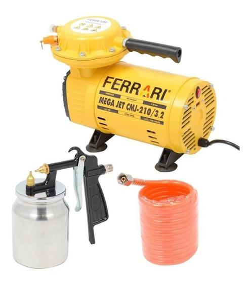 Compressor De Ar Direto Mega Jet Cmj-210 Ferrari Bivolt - Compressor de ...