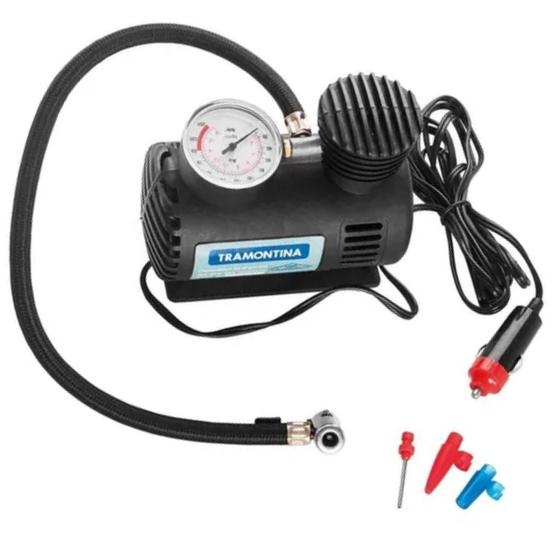 Compressor de Ar Portátil para Carros 300psi 50W 12V - Tramontina ...