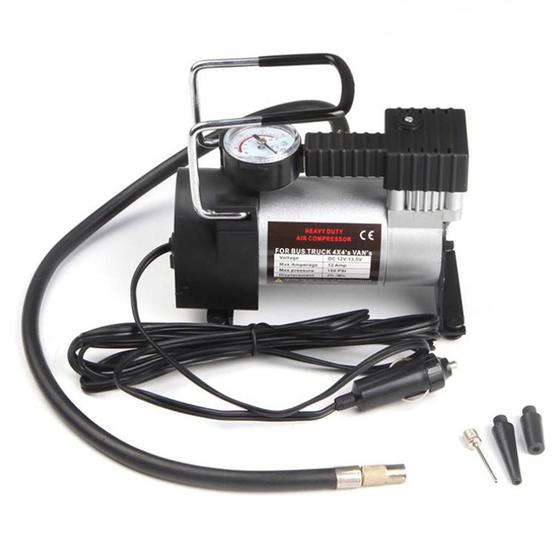 Compressor De Ar Veicular Profissional Portatil 12v Carro ...