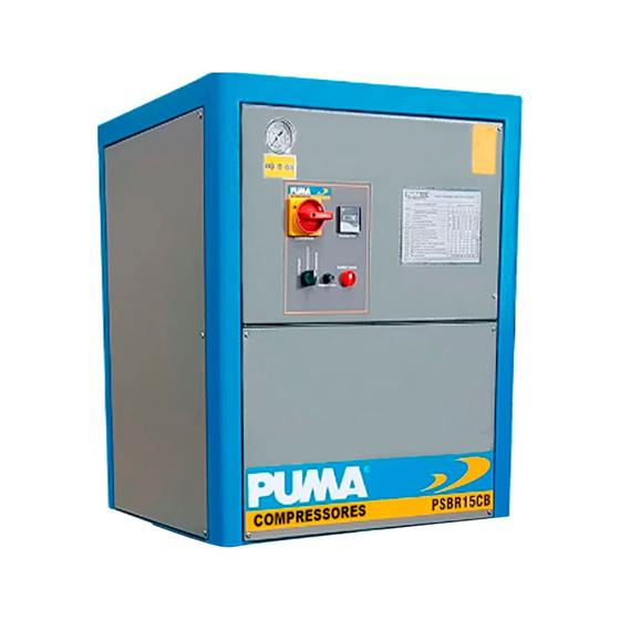 Compressor de Parafuso Puma 15cv 56pcm/116psi Trifásico Sem ...