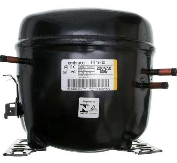 Compressor embraco 1/3+hp 220v r134 ffi12hbx/ffu 130hax w103 - Peças ...