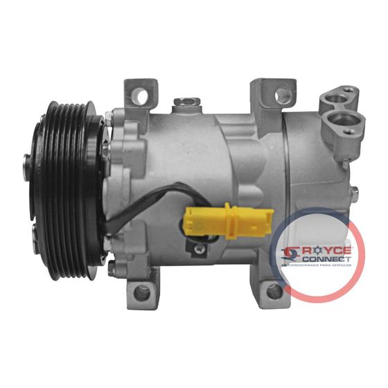 Compressor modelo 6V12 Citroën C3 Picasso / Xsara / Peugeot 206 1.6 16 ...