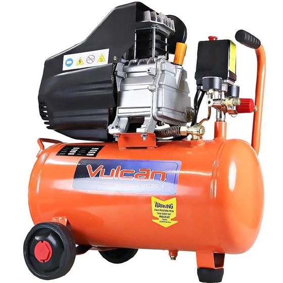 Compressor Vulcan VC25-1 Compressor de Ar 25 Litros Vulcan Trent VC-25 ...