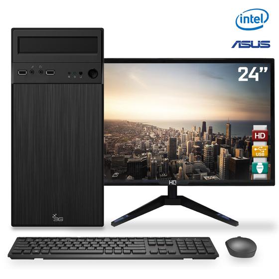Computador 3Green com Monitor LED 24" Intel 8a geração i5 8600K 4.3ghz ...