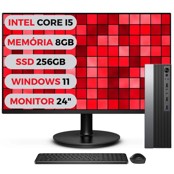 Computador Completo 3green Velox Intel Core i5 8GB SSD 256GB Windows 11 ...