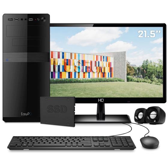 Computador Desktop Completo Com Monitor 21.5" LED FullHD Intel Core i5 ...