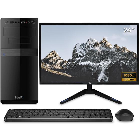 Computador Desktop Completo com Monitor 24" Full HD Intel Core i3 4GB ...