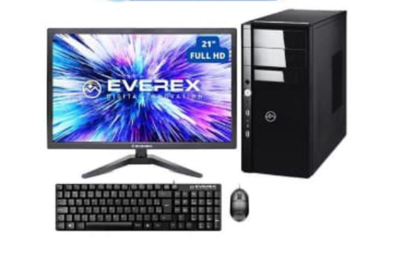 Computador Desktop EVEREX Intel Core i3, 4GB, 500GB HD Windows 11 ...