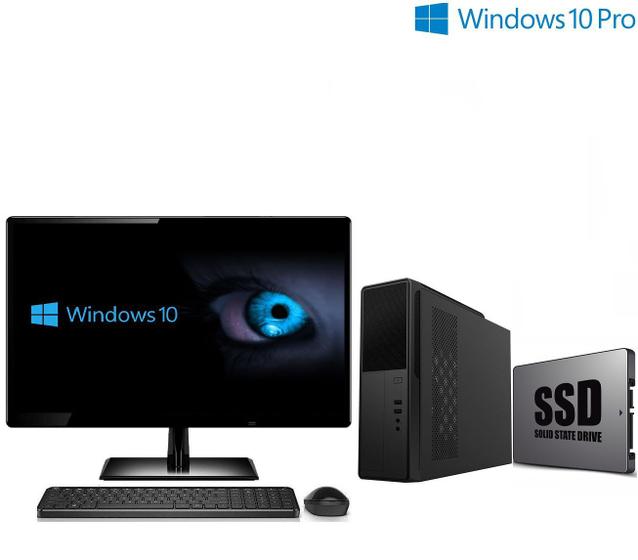 Computador Empresarial com Windows 10 Pro SSD 60GB Processador Intel ...