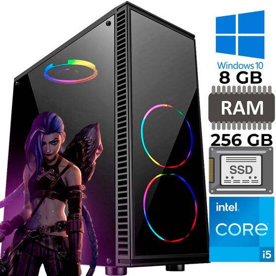 Computador Gamer Core i5- 3470, HD SSD 256GB, Memória 8GB, Gabinete BG ...