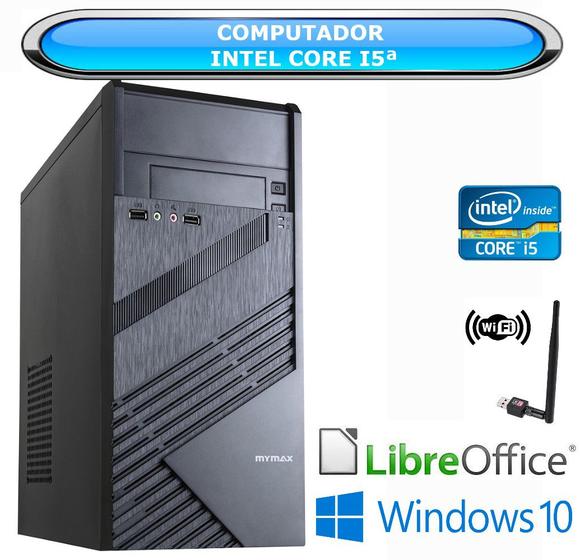 Computador Intel Core i5 8GB HD 1TB Windows 10 - MATX - CPU - Magazine ...