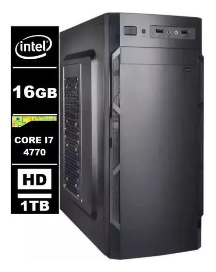 Computador Intel Core I7 4ºgeração 16gb Hd 1Tb / Wifi - popcomp - CPU ...
