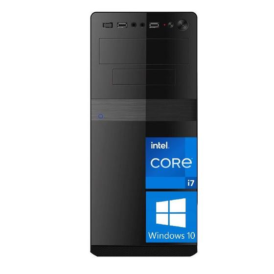 Computador Intel Core i7 8GB HD 1TB Microsoft Windows 10 e Office 365 ...