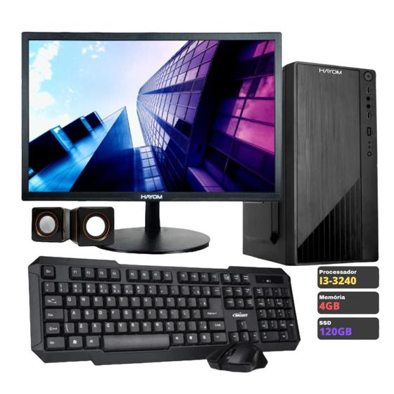 Computador Para Escritório Completo I3-3240 4gb Ssd 120gb - USC ...