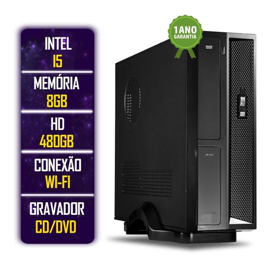 Computador Pc Cpu Slim Intel Core I5 8gb Ssd 480gb Bestpc - BRAZIL PC ...