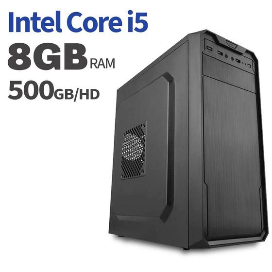 Computador Pc Intel Core i5 8GB HD 500GB Cpu Hdmi Desktop - Speed Tech ...