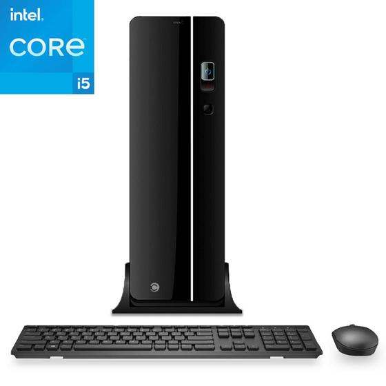 Computador Slim Intel Core i5 8GB SSD 480GB Wifi mouse e teclado sem ...