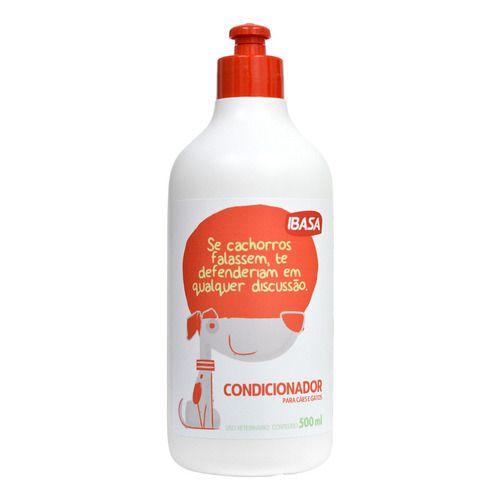 Condicionador banho para cães e gatos pet Ibasa 500ml - Shampoo e ...