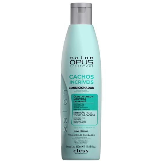 Condicionador Cachos Incríveis Salon Opus 350ml Cless com Óleo de Coco ...