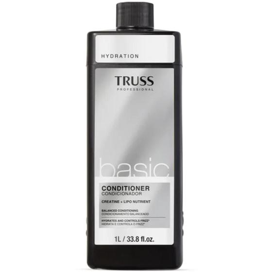 Condicionador Hydration Basic Truss 1L Hidratação Nutrição Controle de ...