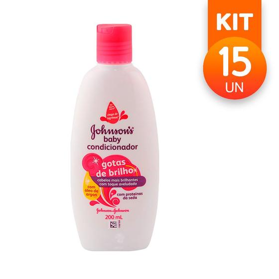 Condicionador Johnson's Baby Gotas De Brilho Com Óleo De Argan ...